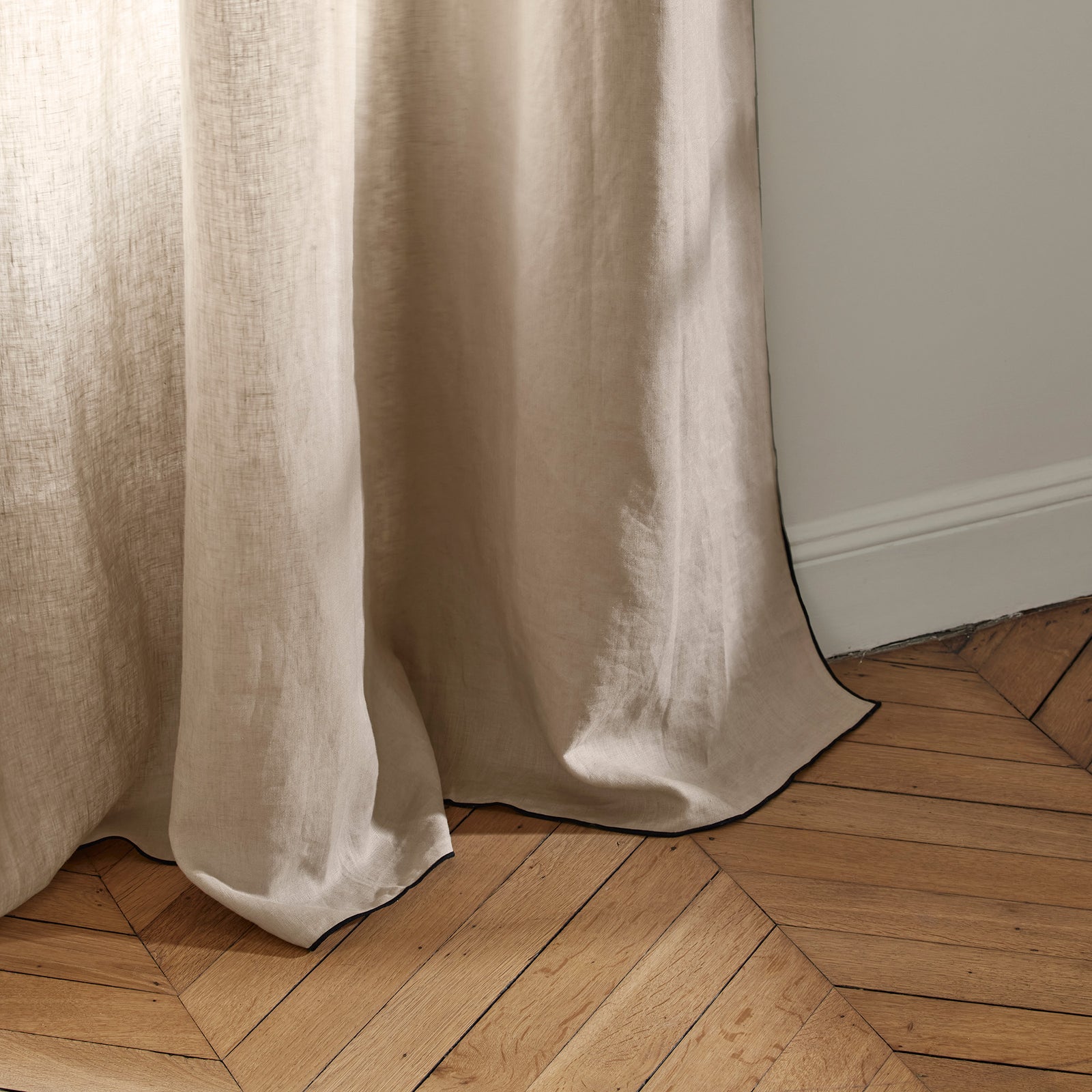 Le rideau Carlina en lin lavé